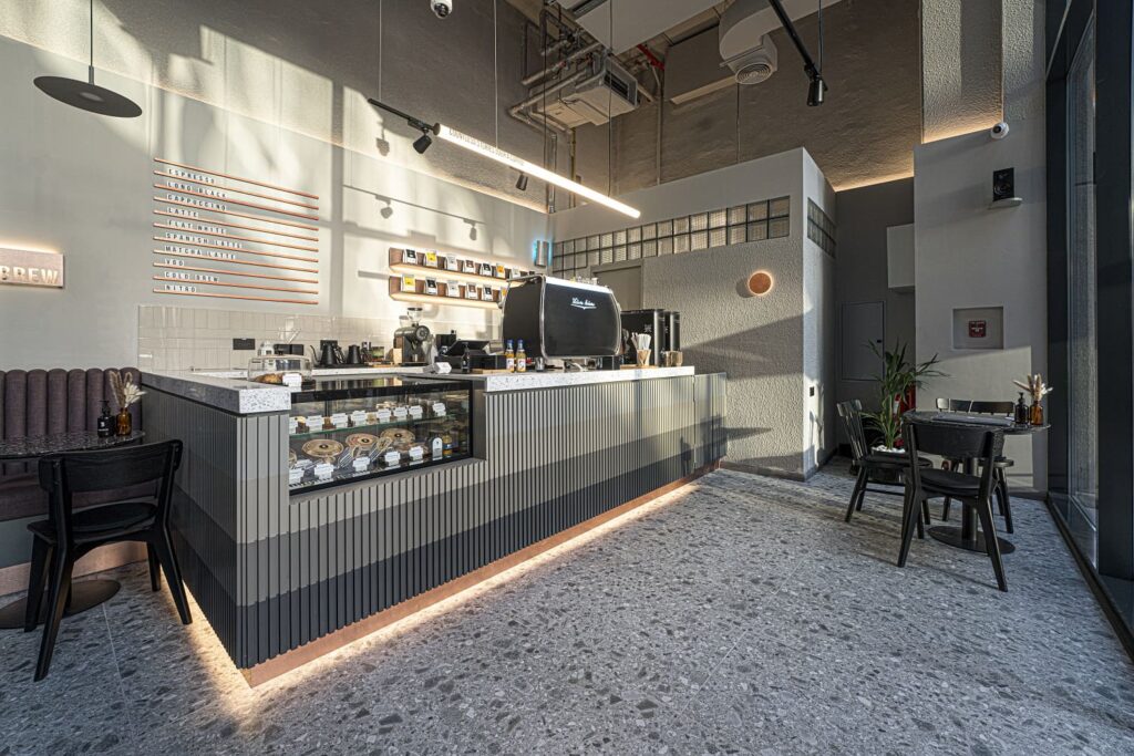 Title Brew Specialty Coffee, Bay Square | KG Design | Interior Design ...